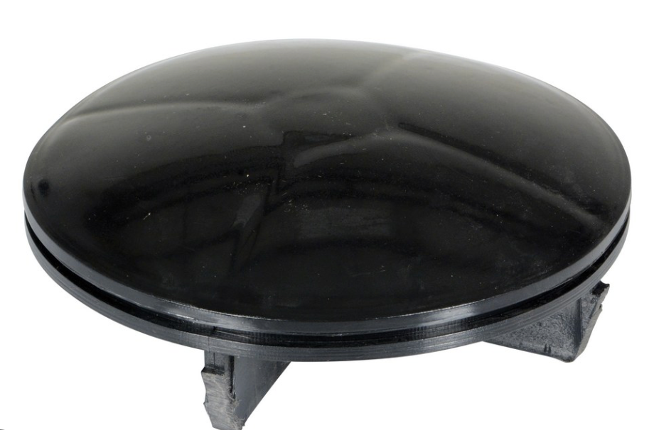 4.5" Black Plastic Bollard Cap – The Bollard Shop