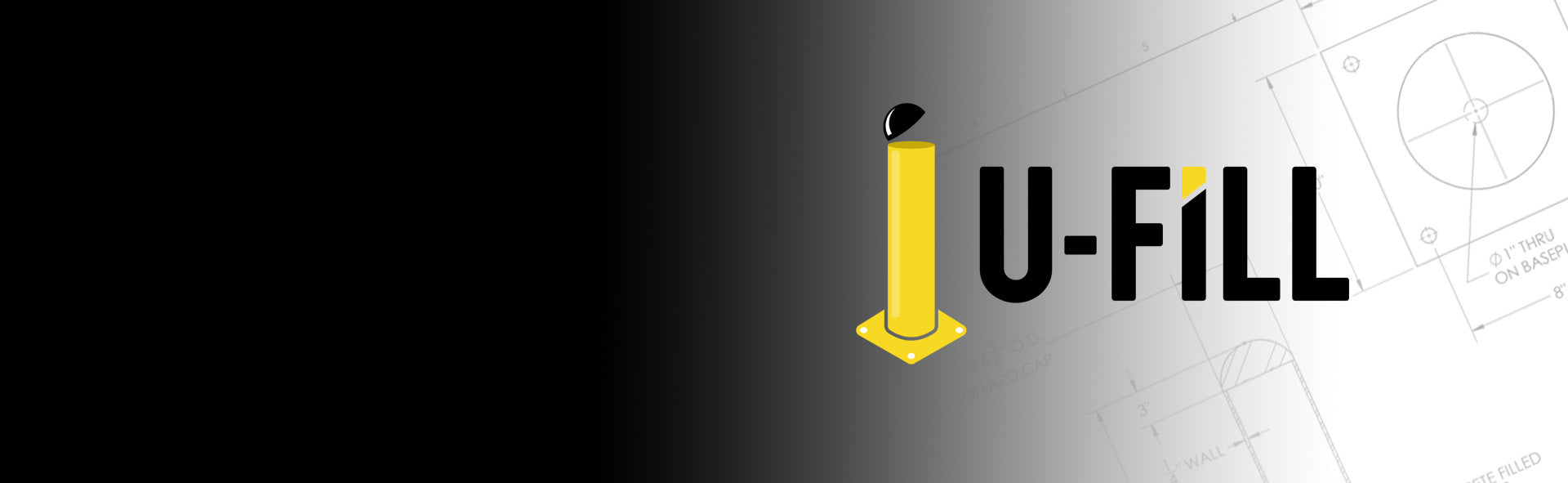 U-Fill Bolt Down Bollard System – The Bollard Shop